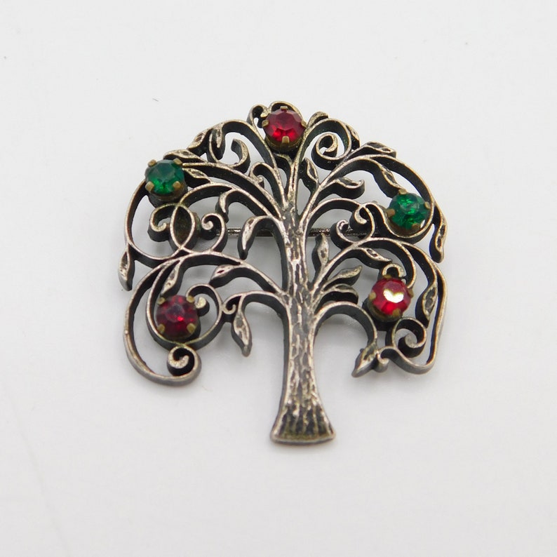 Vintage Sterling Brooch Anson Sterling Brooch Sterling Tree - Etsy