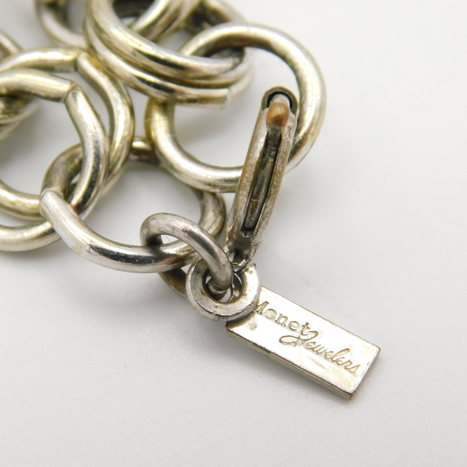 Vintage Monet Bell Necklace Enamel Bell Necklace Forties | Etsy