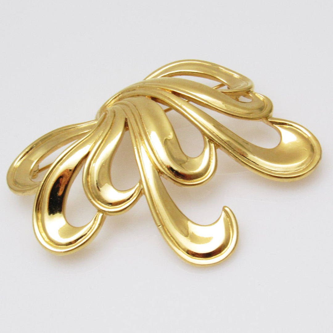 Bold Artistic Vintage Brooch Monet Jewelry - Etsy
