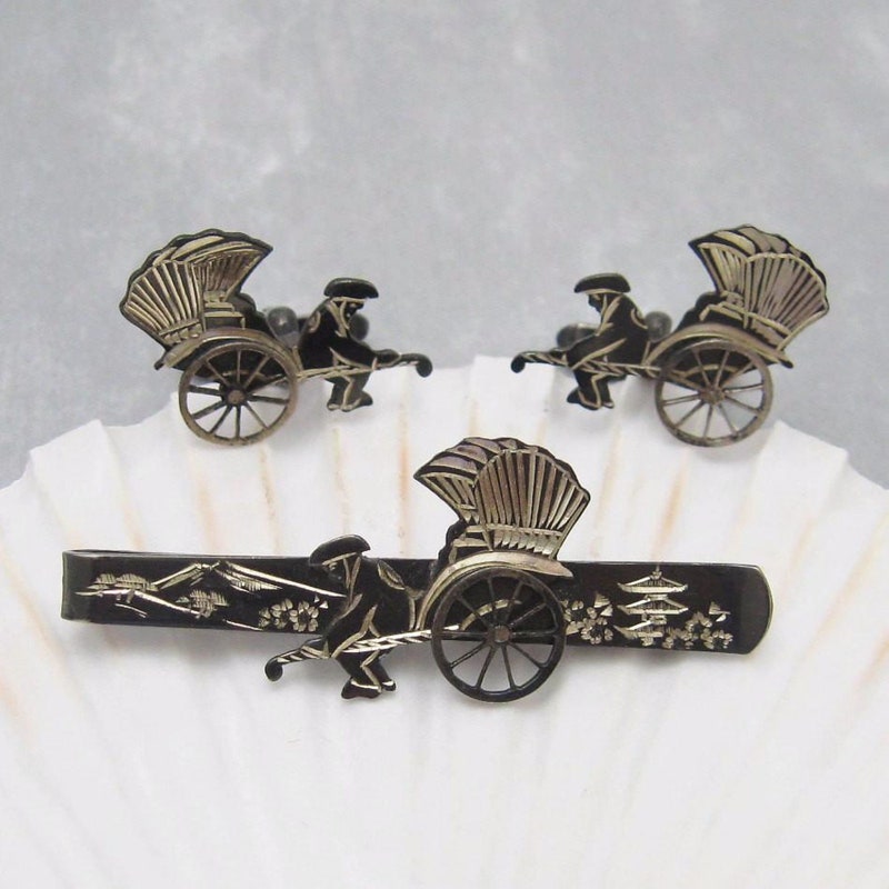 Asian Cufflinks - Etsy