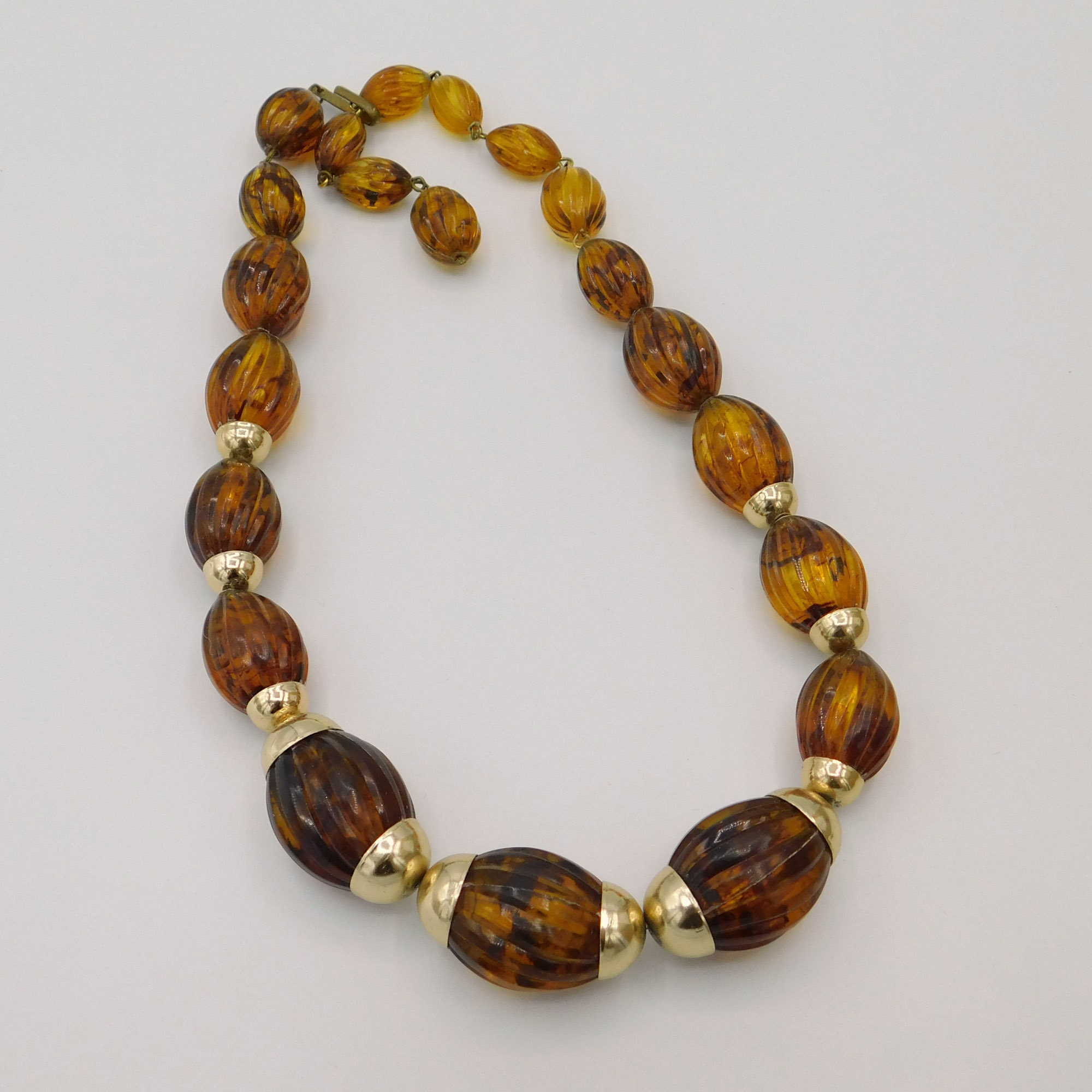 Lucite Bead Necklace Vintage Choker Vintage Jewelry Chubby | Etsy