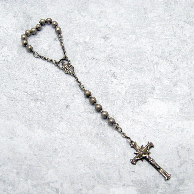 Vintage Finger Rosary Crucifix Religious Jewelry - Etsy