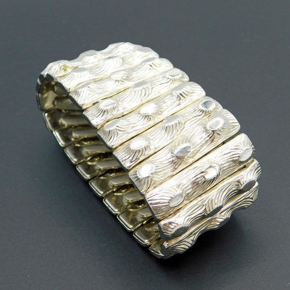Wide Expansion Bracelet, Vintage Expansion Bracelet, … - Gem