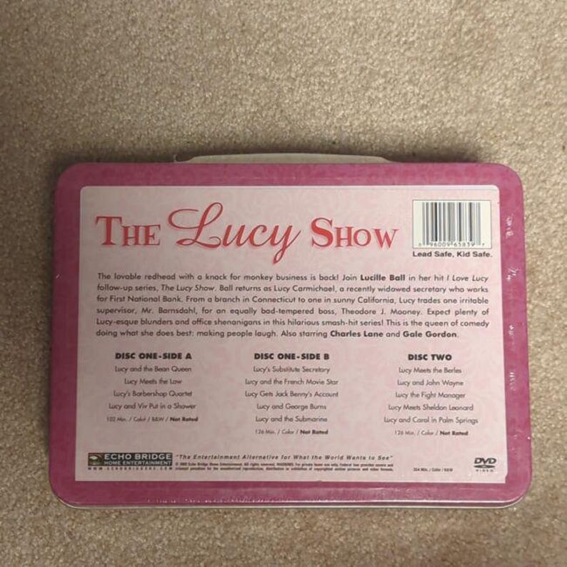 I Love Lucy Tin DVD - Etsy