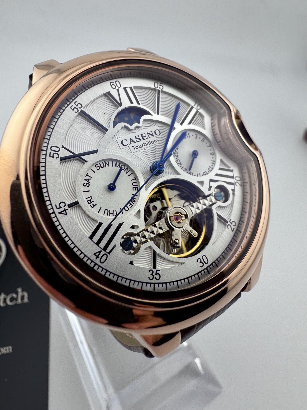 Caseno Tourbillion Automatic Watch - Etsy