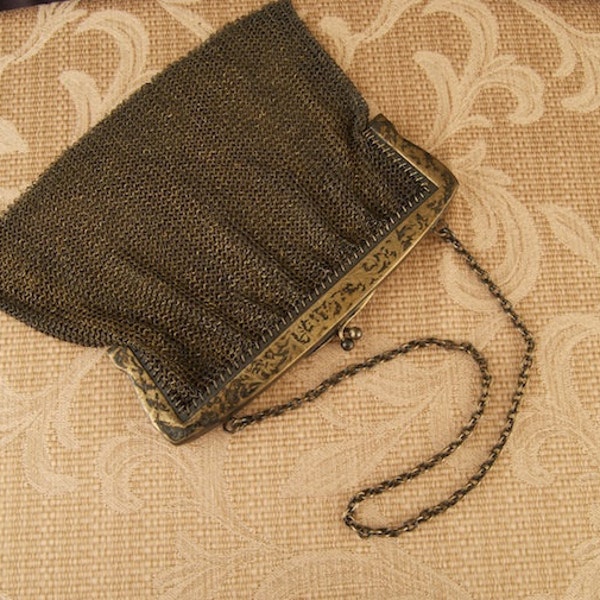 Vintage Mesh Purse - Etsy