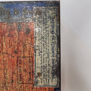 Distressed Blue Humo Metal Cigar Box Detroit Michigan - Etsy