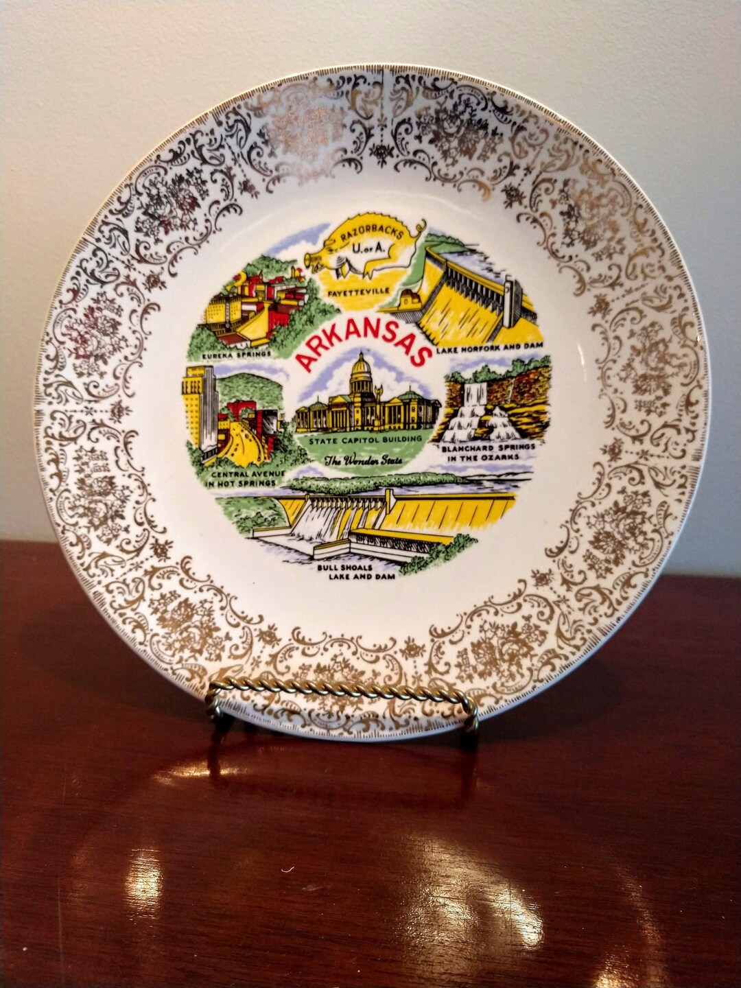 Beautiful Commemorative State of Kansas Plate (19D) - Etsy