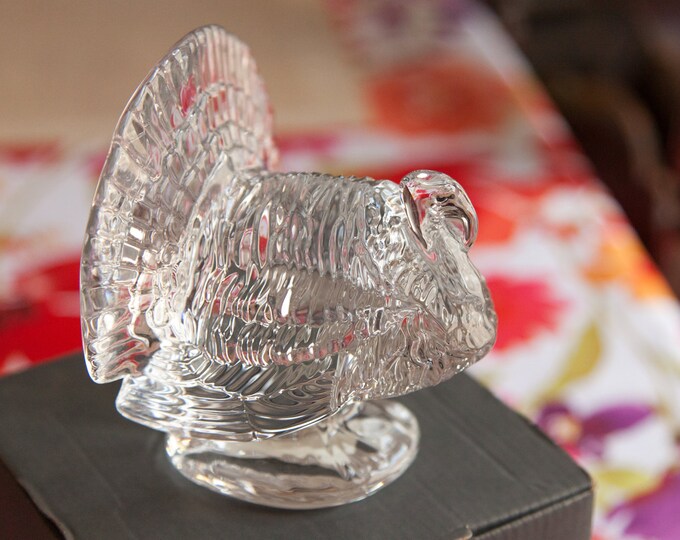 Waterford Crystal Turkey Fall Decor thanksgiving - Etsy