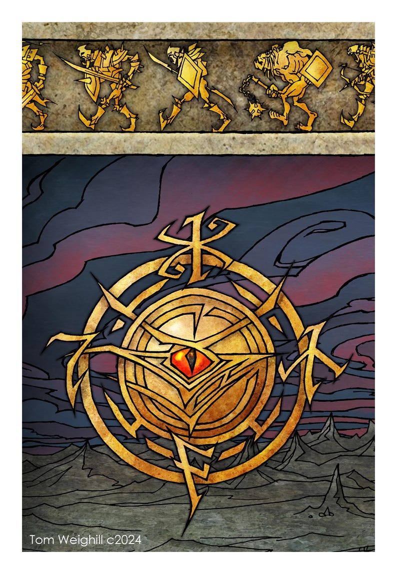 Map of Mordor : 40x30 Large Poster of Sauron's Kingdom - Etsy