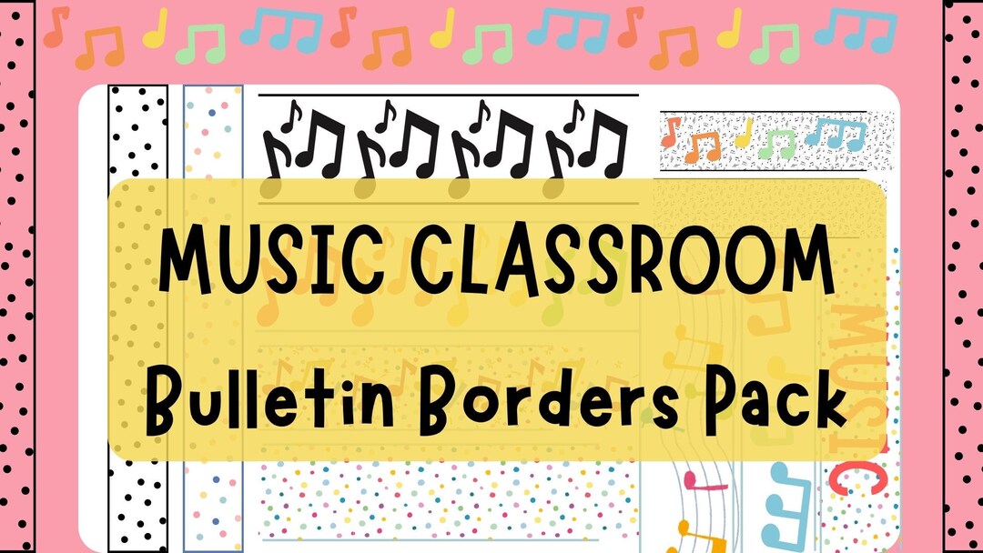11-pack Music Classroom Bulletin Borders - Etsy