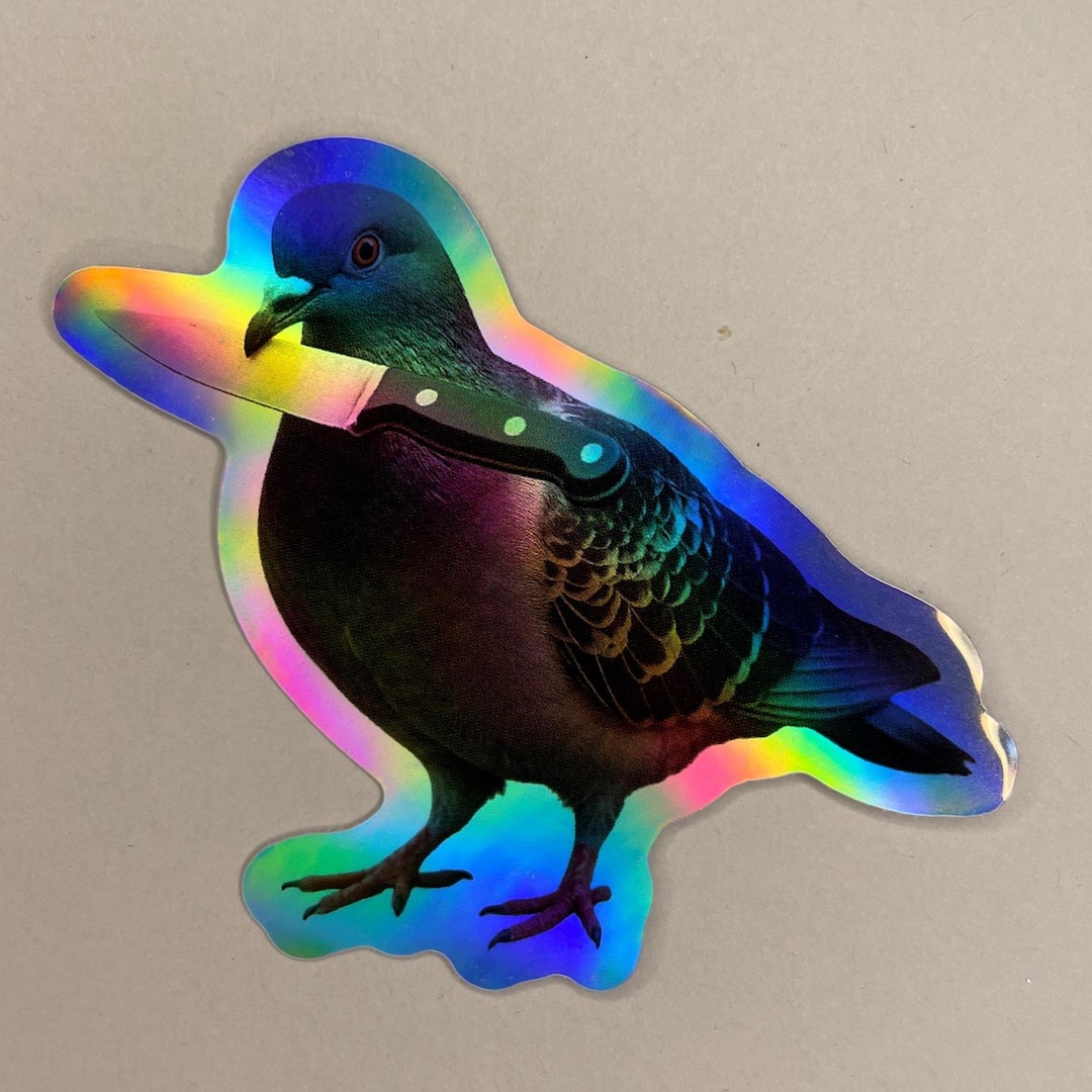 Knife Bird Dark Humor Vinyl – Sarcastic Bird Illustration, Unhinged ...