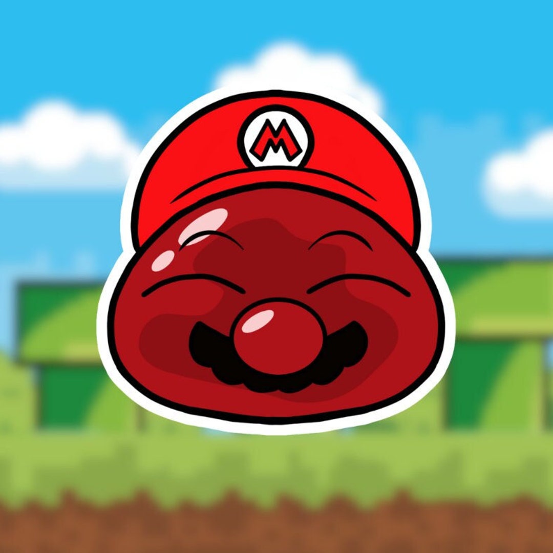 Mario Slime Stickers (fan Art) - Etsy