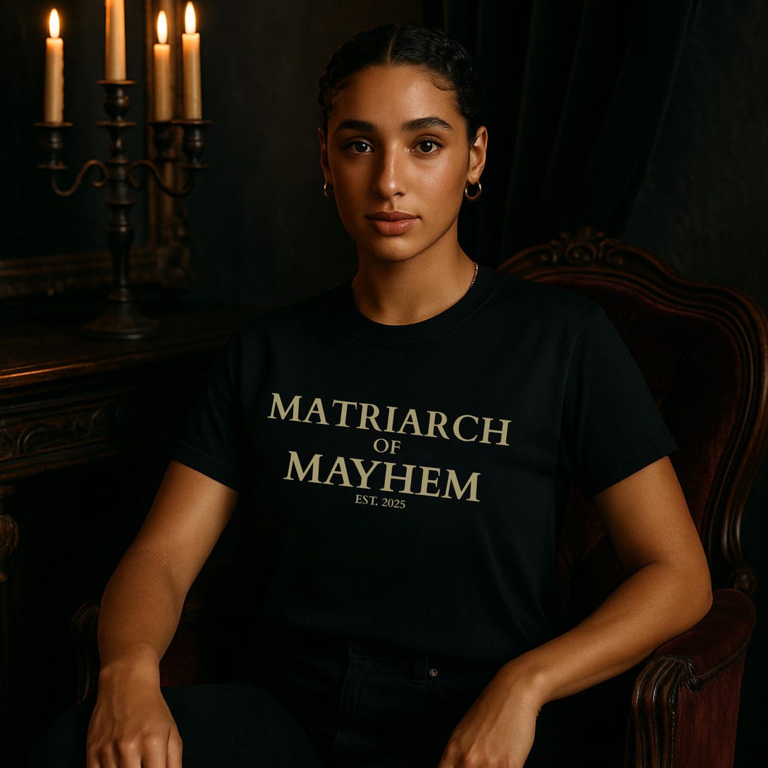 Matriarch of Mayhem Shirt: Gothic Mother's Day Comfort Colors Tee - Etsy