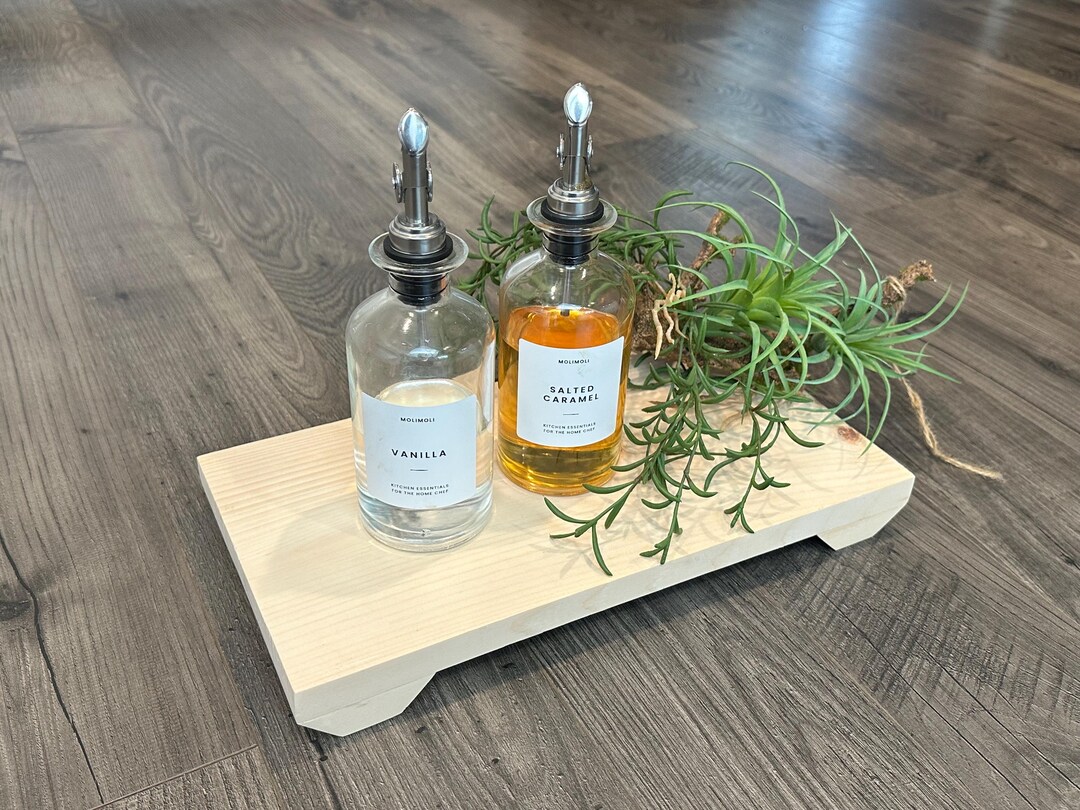 Angled Base Riser, Wooden Riser, Table Tray, Display Shelf, Bathroom ...