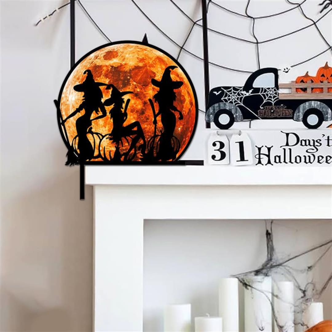 Gothic Sign, Wicked Witch Wood Sign, Door Corner Sign, Witchy Room ...