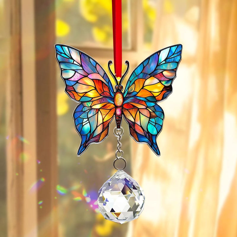 Butterfly Suncatcher - Etsy