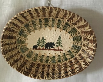 Pine Needle Basket - Etsy