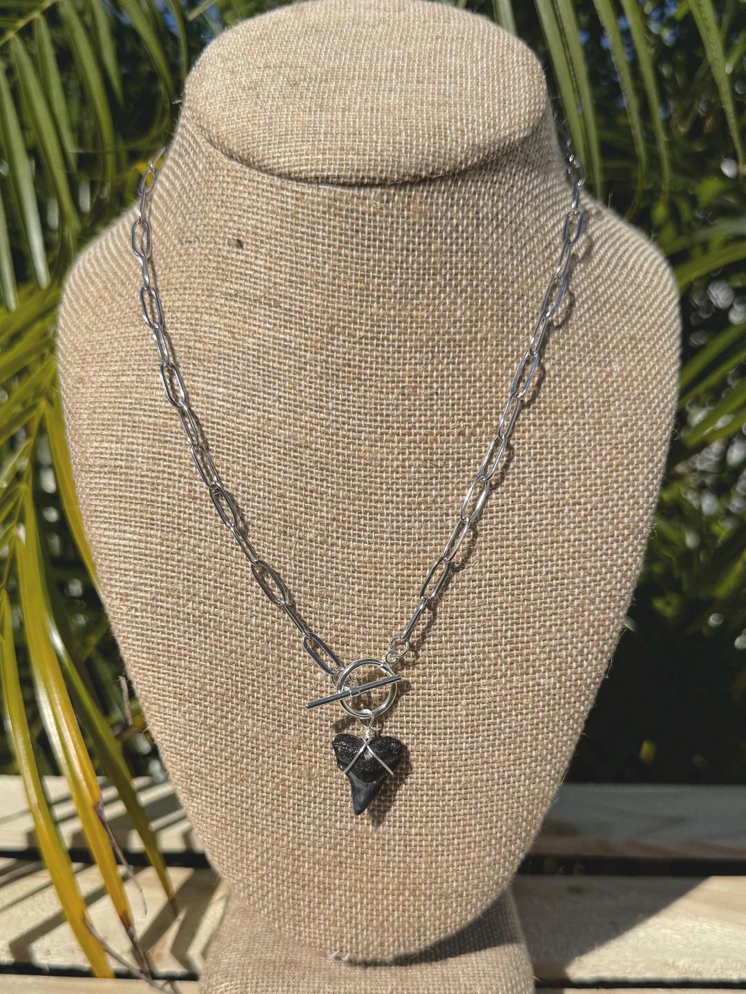 Anchor Shark Tooth Paperclip Toggle Clasp Necklace 16 OR 18 - Etsy