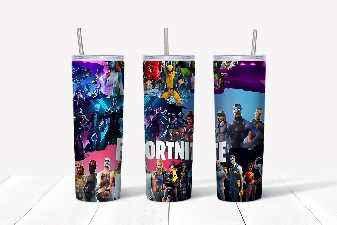 Fortnight 20 Oz Tumbler Wrap Sublimation Xbox, Playstation, Nintendo ...