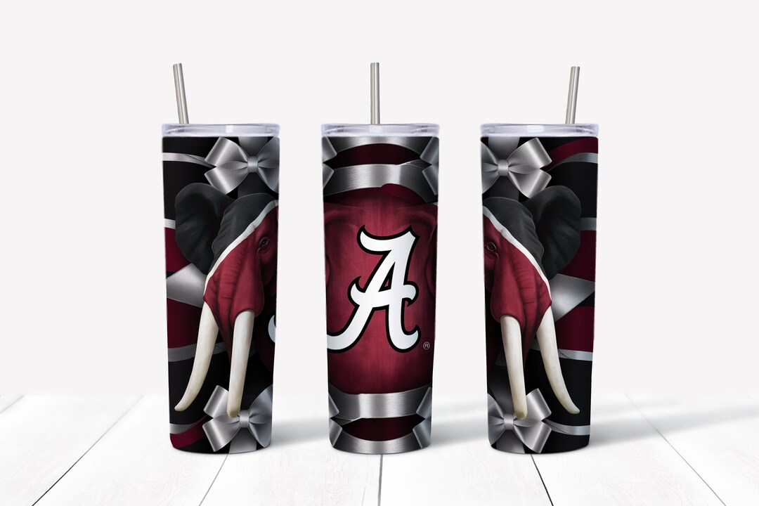 Alabama Crimson Tide Elephant Roll Tide Bama Football Bow Sublimation ...