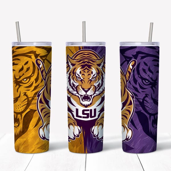 Lsu Tumbler Wrap Png - Etsy