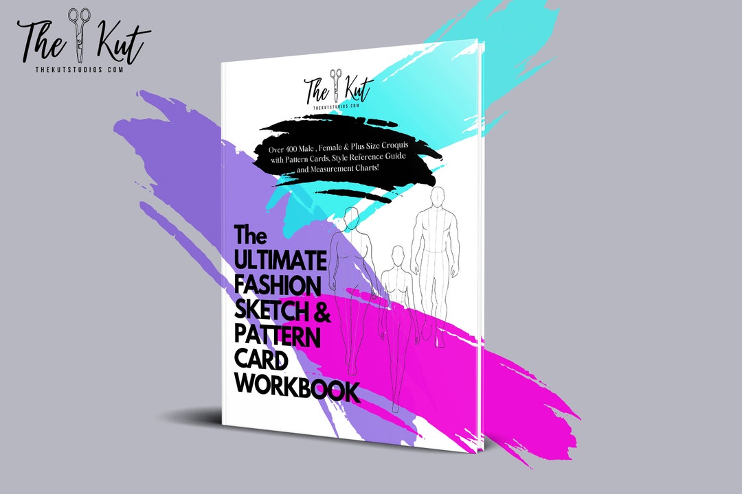 The Ultimate Fashion Sketch and Pattern Card Workbook - Etsy