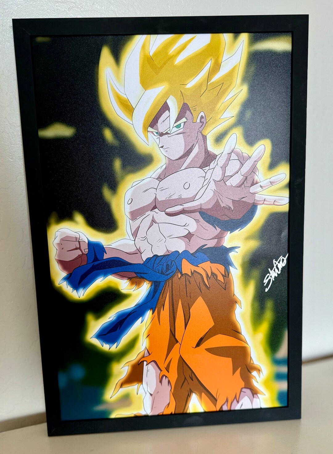 Goku Art Poster - Etsy