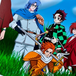 Anime Seven Samurai Art Poster - Etsy