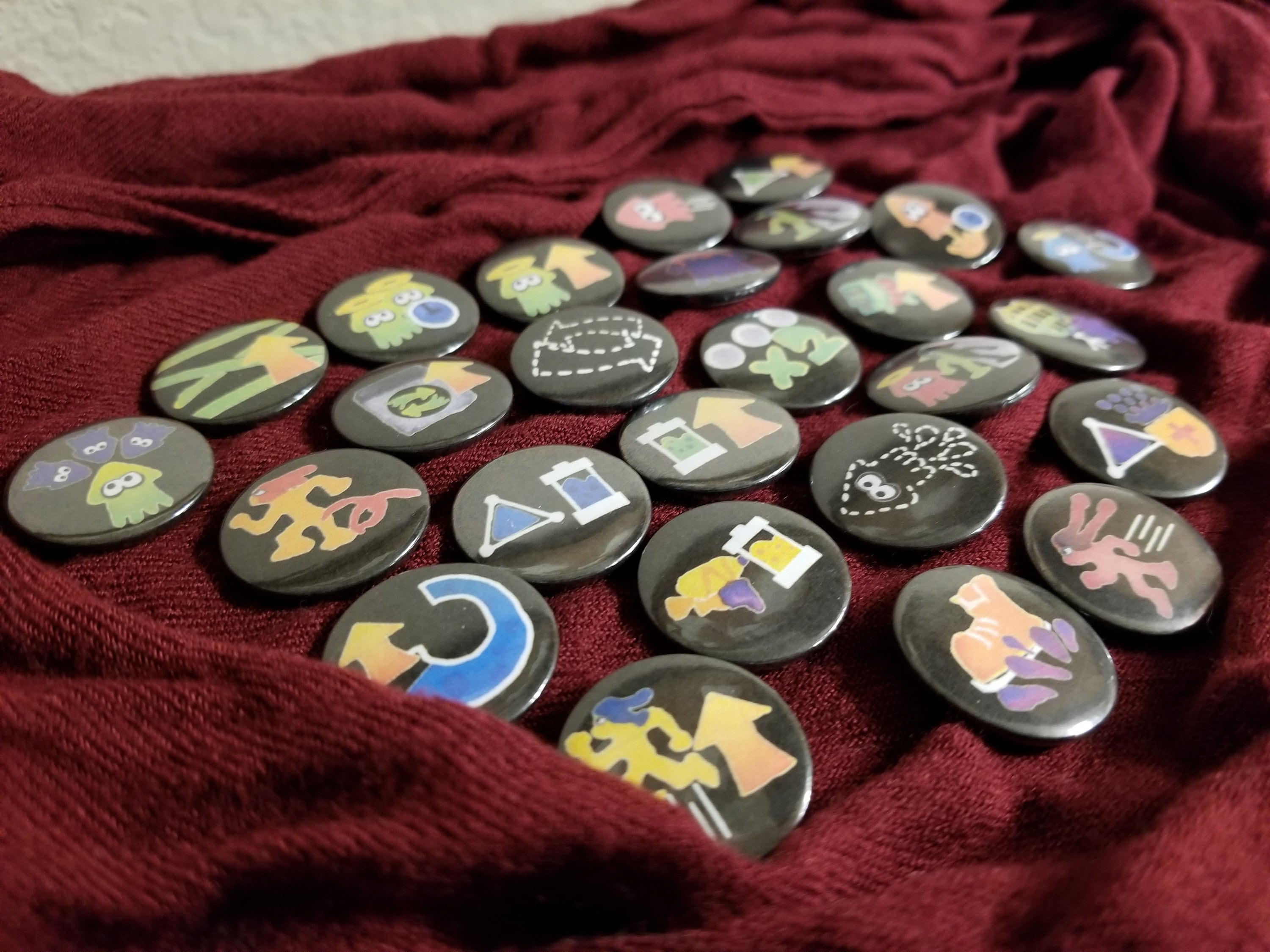 Splatoon 3 Ability Pins Gear Buttons - Etsy Australia