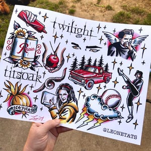 3 Twilight Movie Flash Painting PRINTS - Etsy
