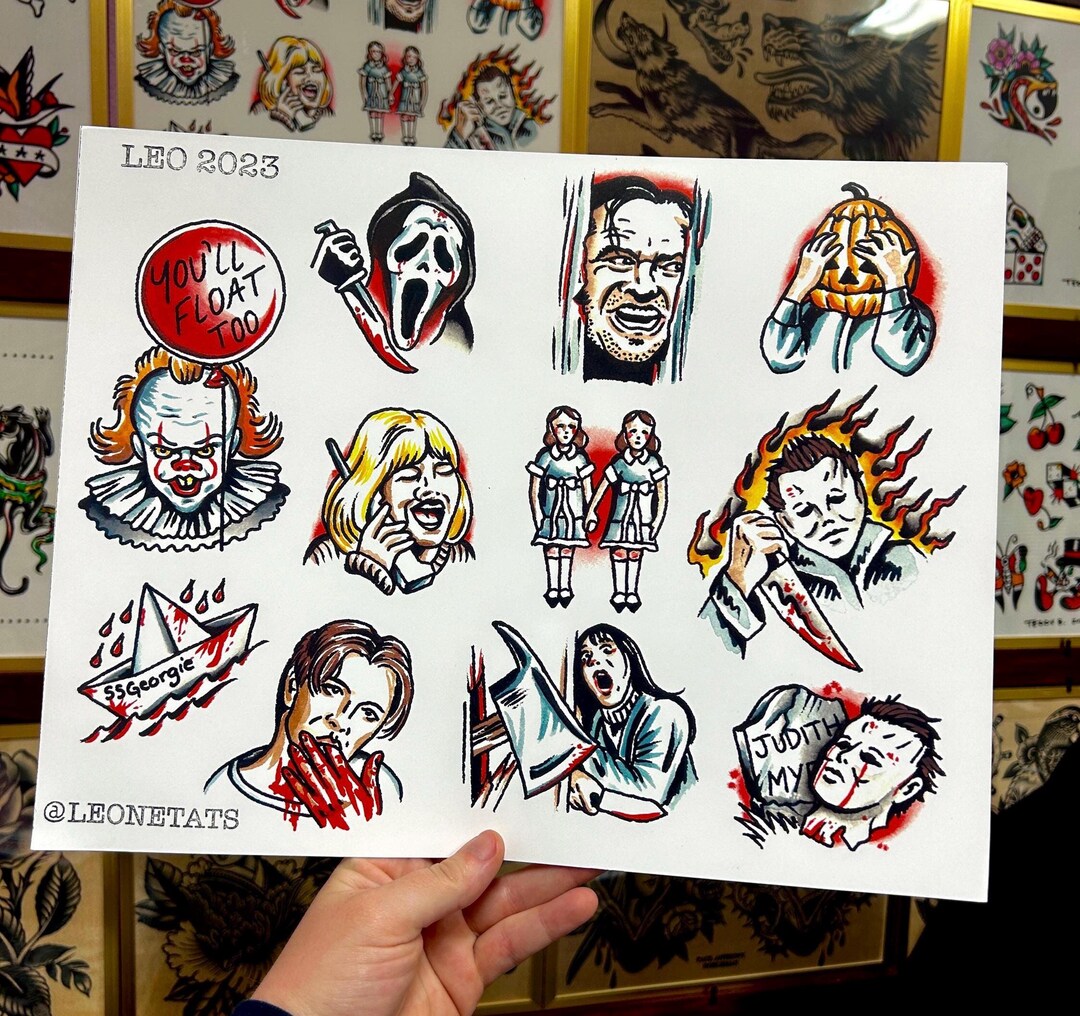 Halloween Horror Movie Flash Painting the Shining Scream - Etsy