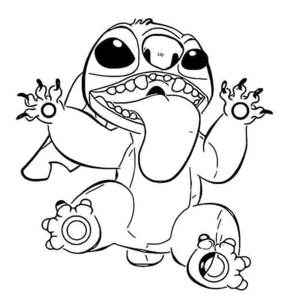 Stitch Licking Your Window Car Decal - Etsy