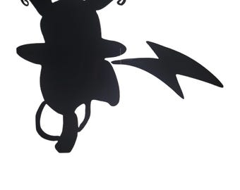 Pichu→pikachu→raichu Evolution Silhouette Vinyl Decal Sticker - Etsy