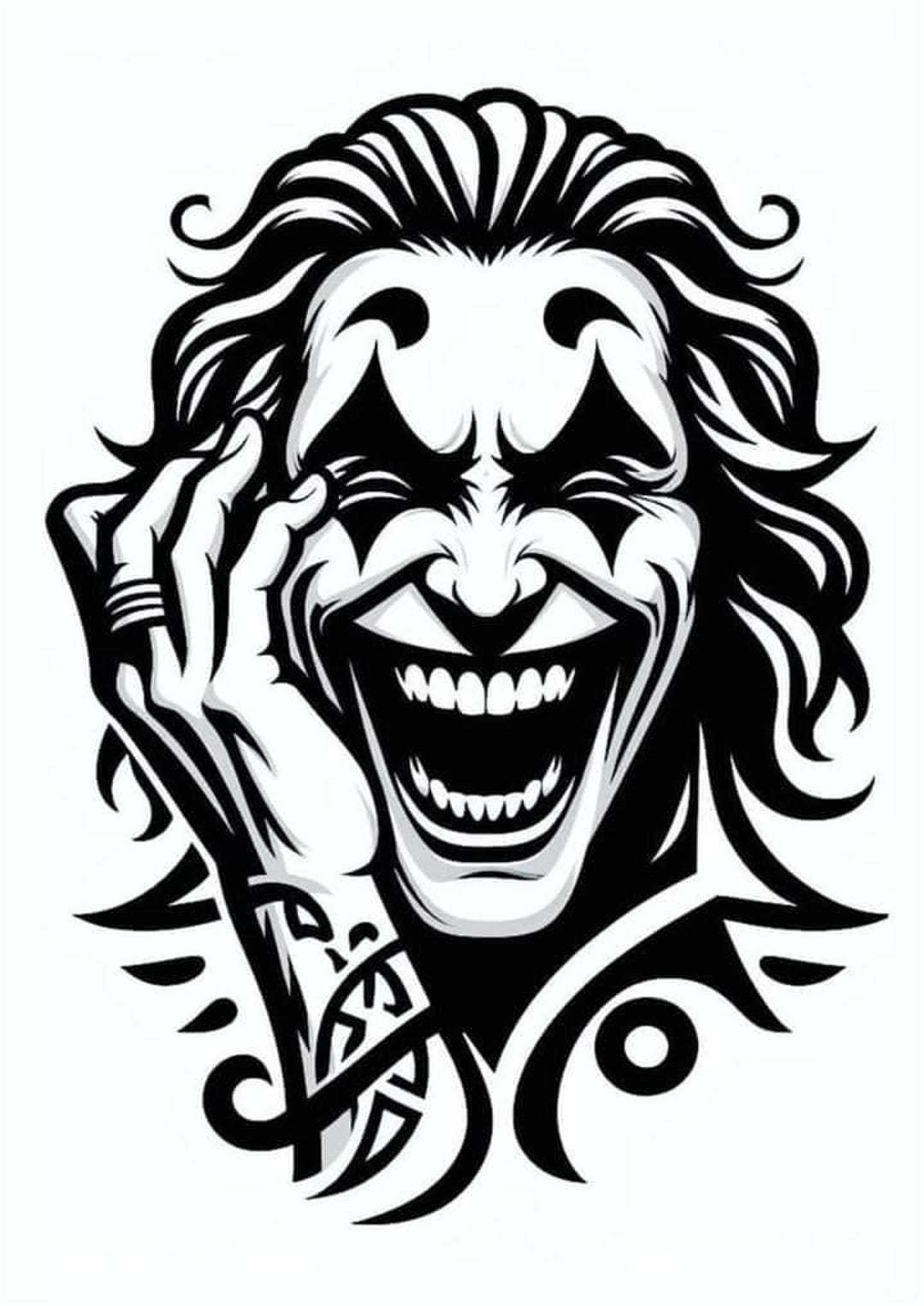 Joker Vinyl Car Decal - Etsy