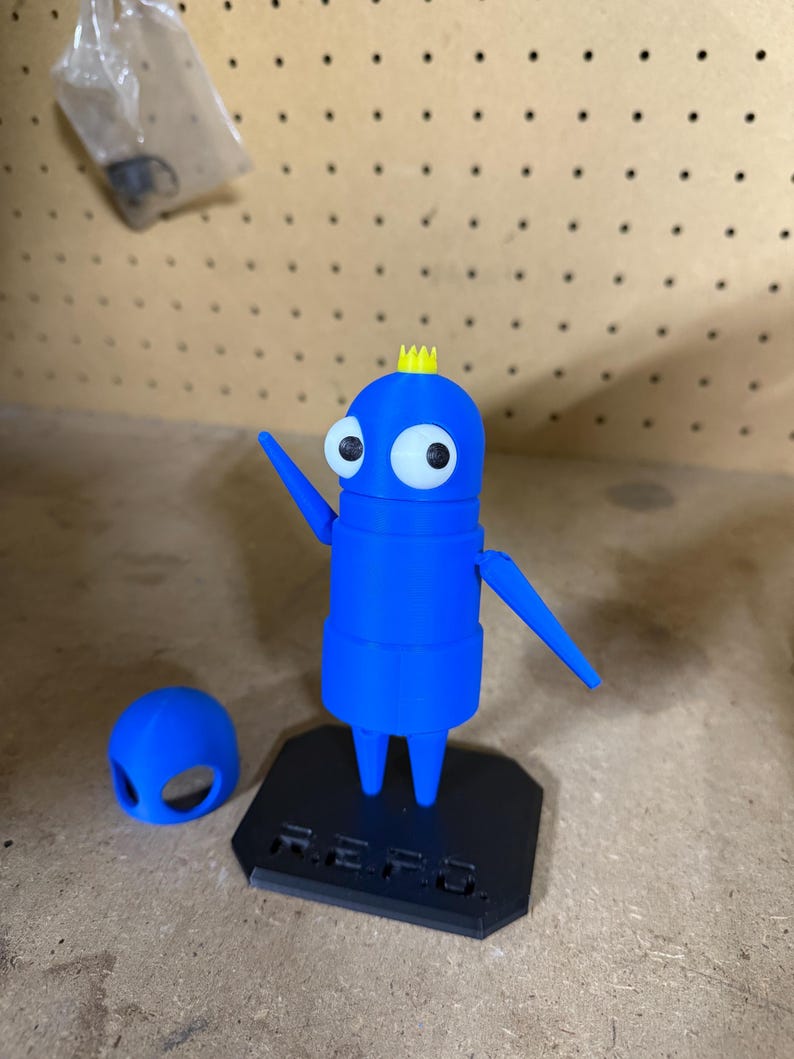 R.E.P.O Posable Figure 4.5” Tall With Base! Adjustable Eyes! - Etsy