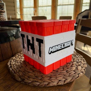 Minecraft-inspired Popcorn Bucket/collectable TNT Block! GLOW in the ...