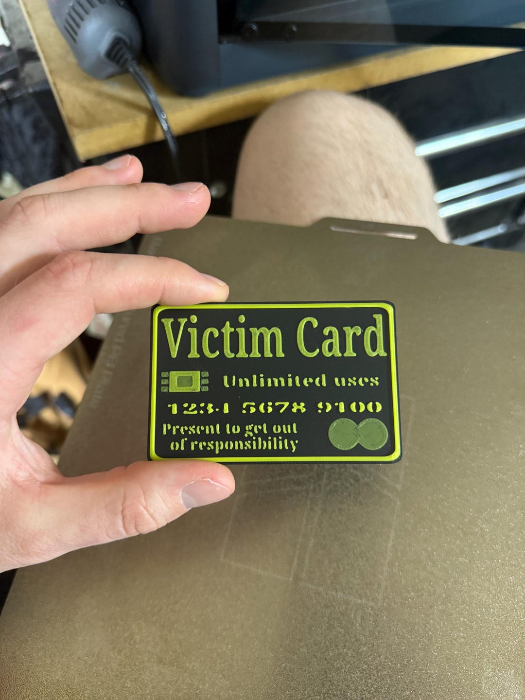Victim Card Gag Gift - Etsy