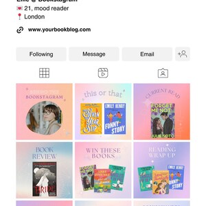 74 Book Instagram Post Templates Customizable Bookstagram Templates ...