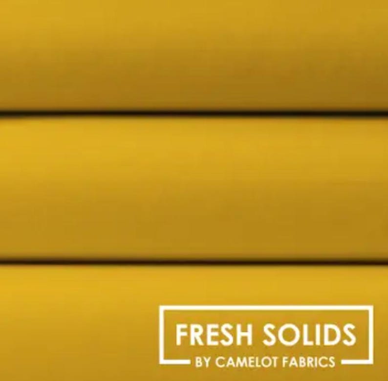 Gold, Fresh Solid Fabrics, Camelot Fabrics 100% Cotton Quilting Fabric Solid - Etsy