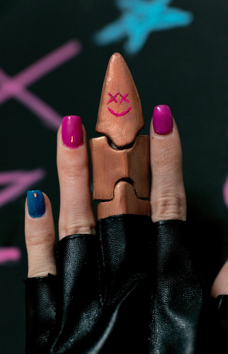 ARCANE JINX FINGER prop League of Legends - Etsy UK