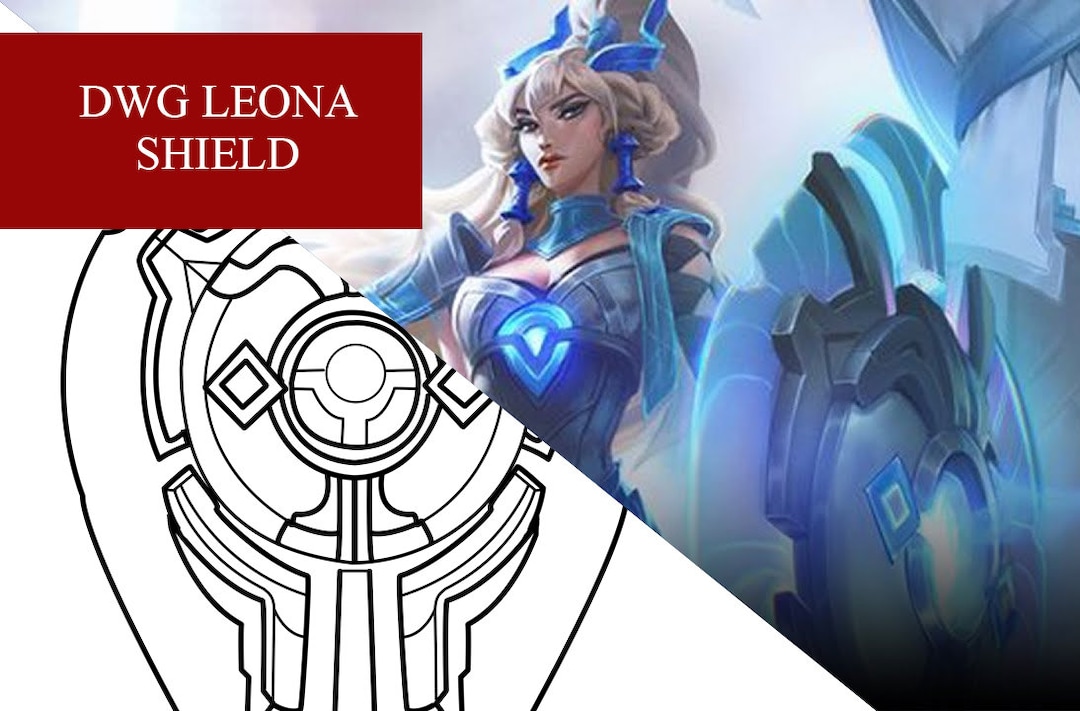 DWG Leona Shield - Pattern - Lol - League of Legends - Cosplay - Etsy