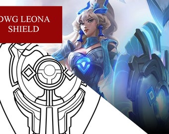 Leona Sword and Shield Pattern - League of Legends Cosplay - Etsy