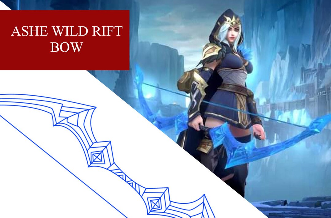 Ashe Bow Pattern Lol League of Legends Cosplay - Etsy