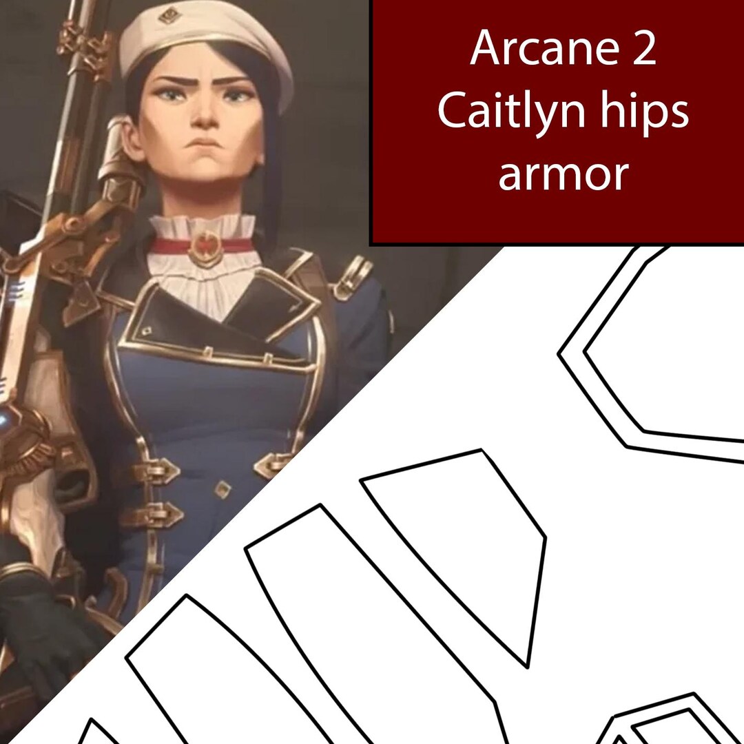 Enforcer Caitlyn Hips Armor Arcane 2 - Etsy