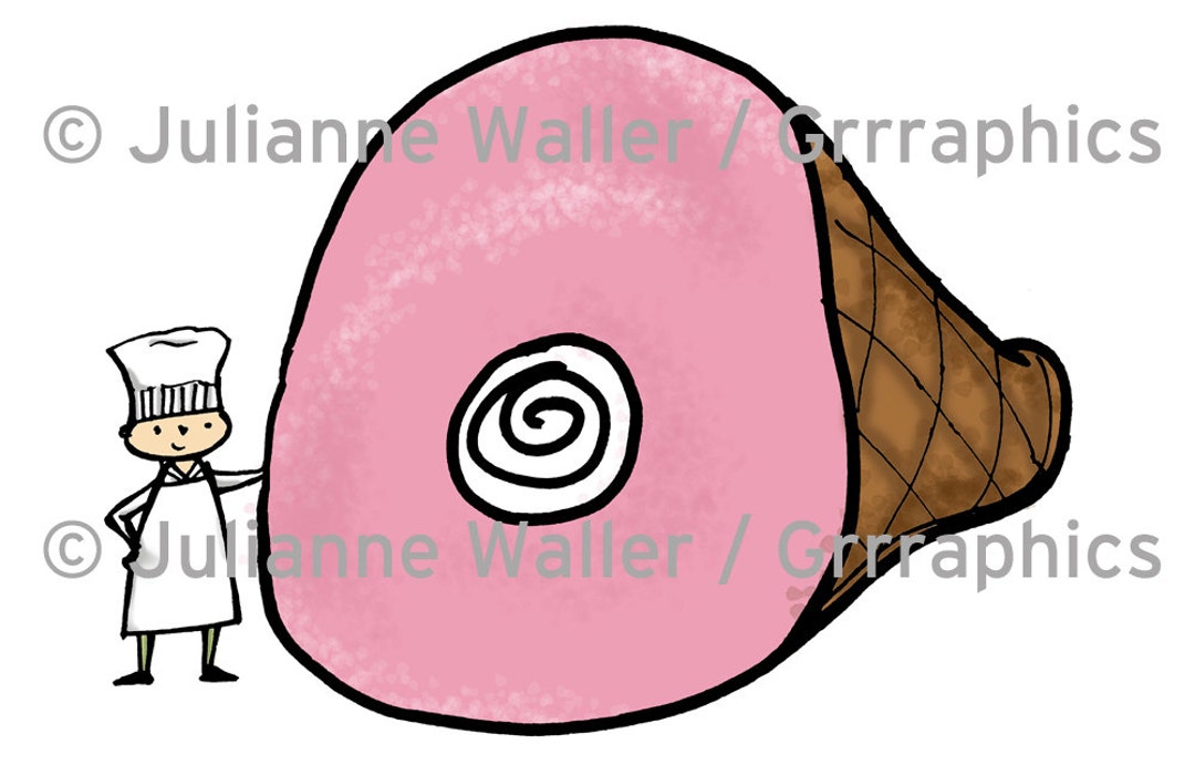 People With Food: Ham Digital Printable Clipart - Etsy