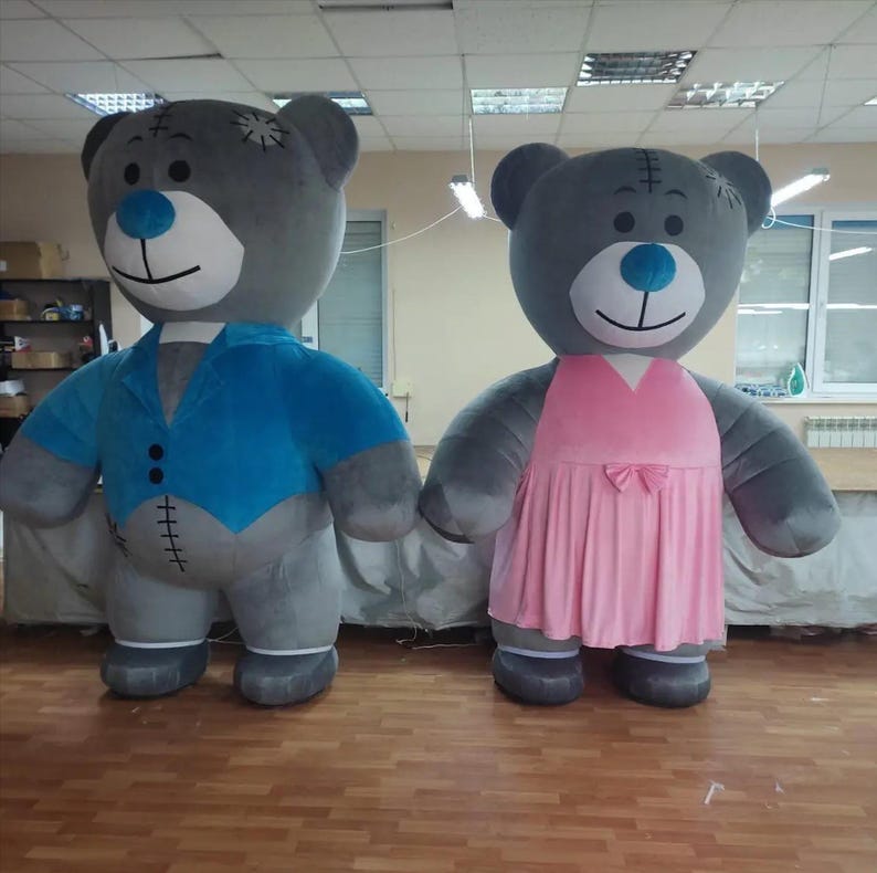Inflatable Suit Teddy, Bear Mascot Costume, Inflatable Mascot, Suit for ...