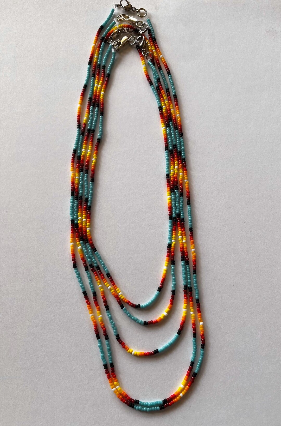 Seed Bead Necklace - Etsy