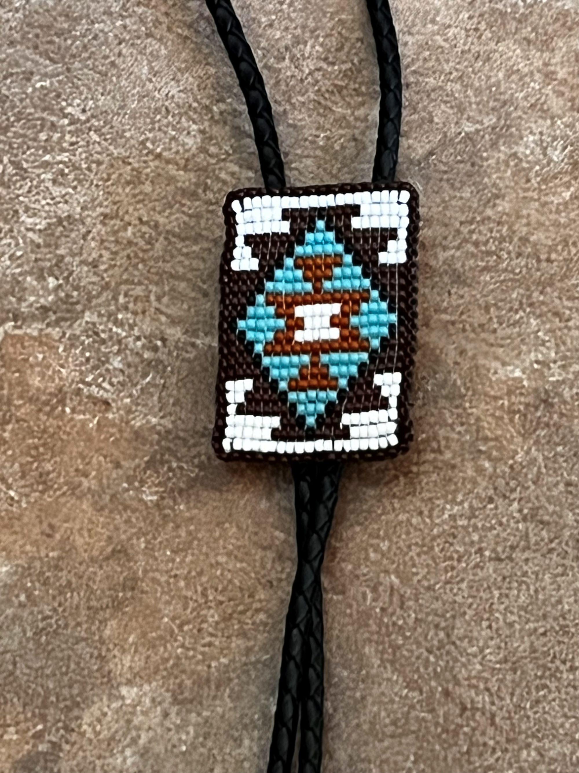 Seed Bead Bolo Tie - Etsy