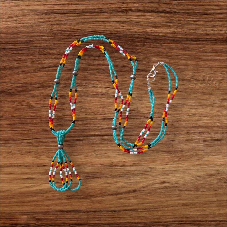 Seed Bead Necklace - Etsy